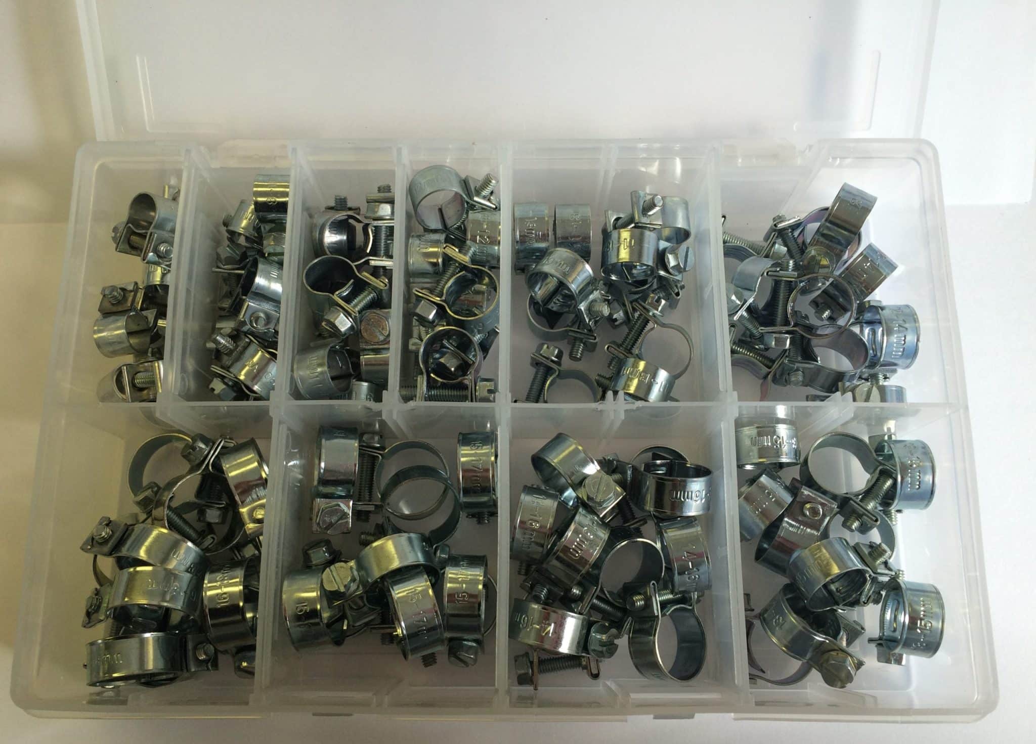 Nut and Bolt Fuel Pipe Kit (Mild steel zinc plated) - Zero Clips