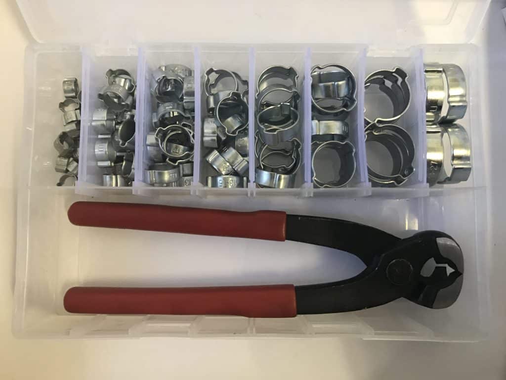 Nut and Bolt Fuel Pipe Kit (Mild steel zinc plated) - Zero Clips